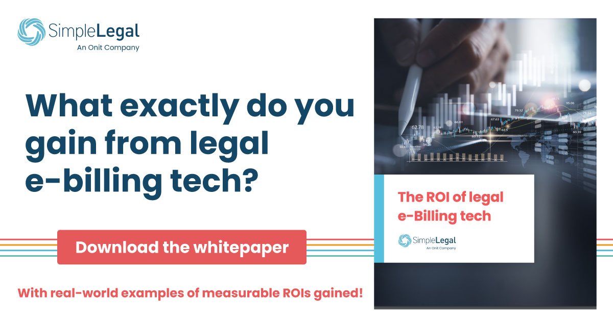 The ROI of legal e-billing tech
